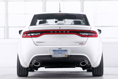 A rear view of the 2013 Dodge Dart Limited | Torque News